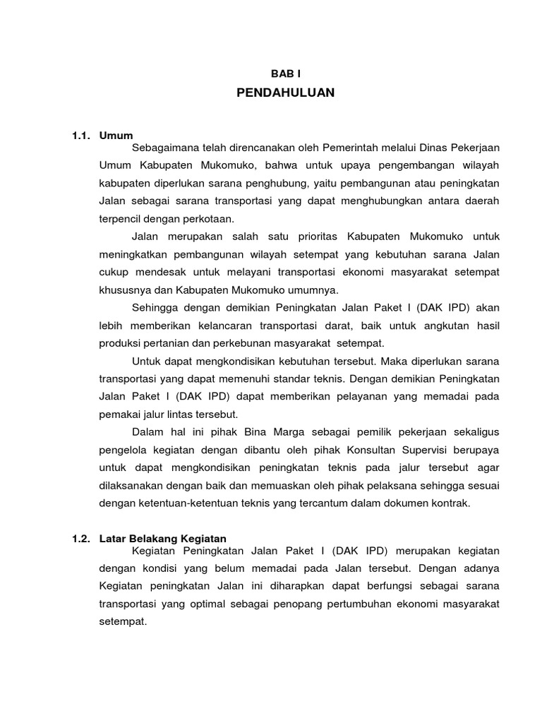 Draft Technical Justification. | PDF