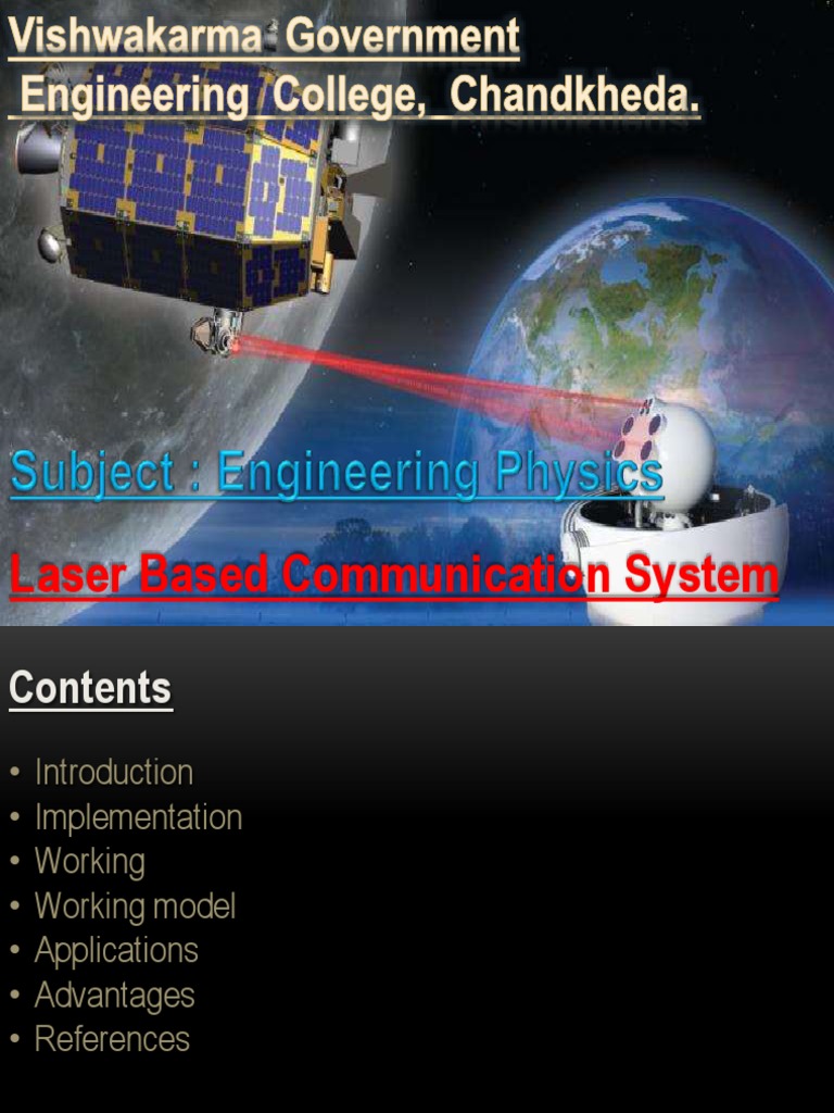 Laser Based Communication System | PDF | Communications System ...