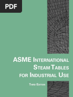 Steam Tables | PDF | Steam | Physical Quantities
