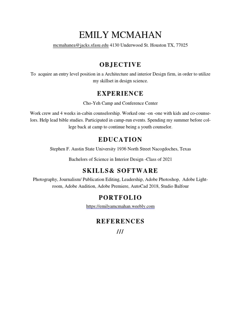 Entry-Level Architecture Aspirant | PDF