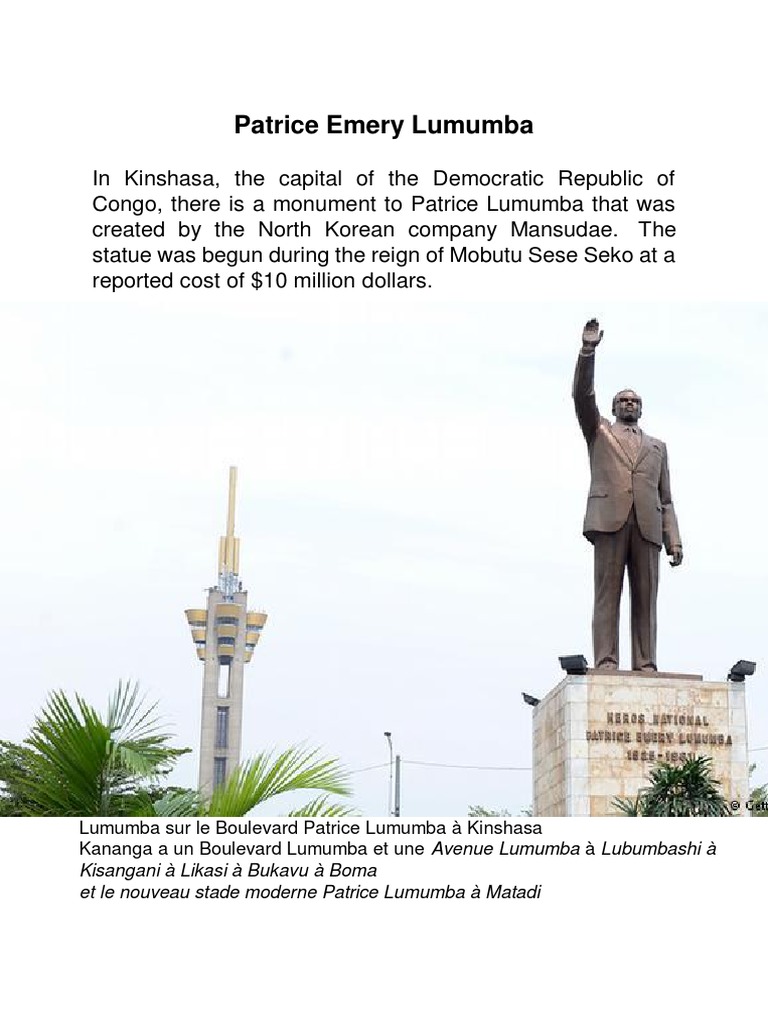 Avenue Patrice Emery Lumumba | PDF | Kinshasa | Democratic Republic Of ...