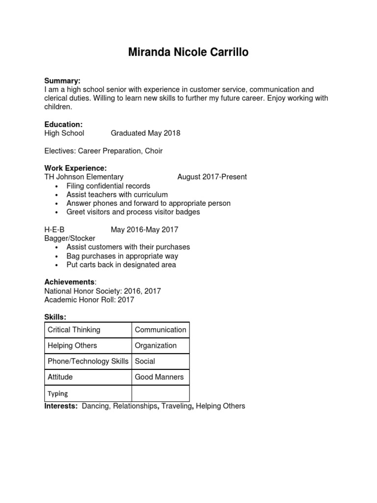 Updated Resume | PDF