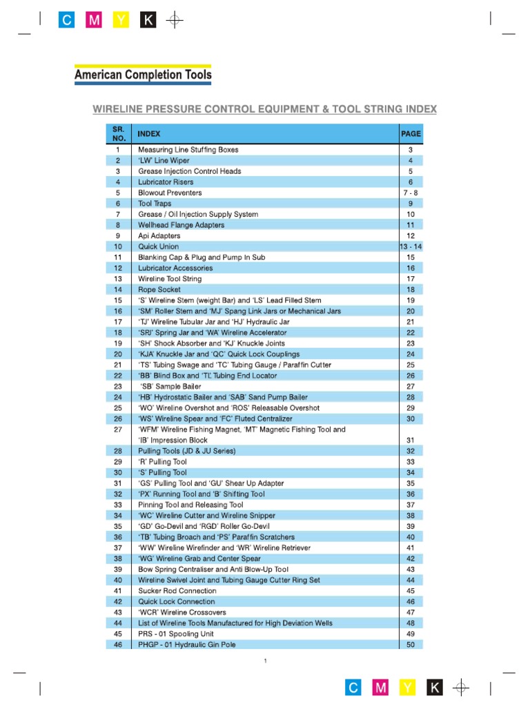 ACT Wireline Tools PDF | PDF
