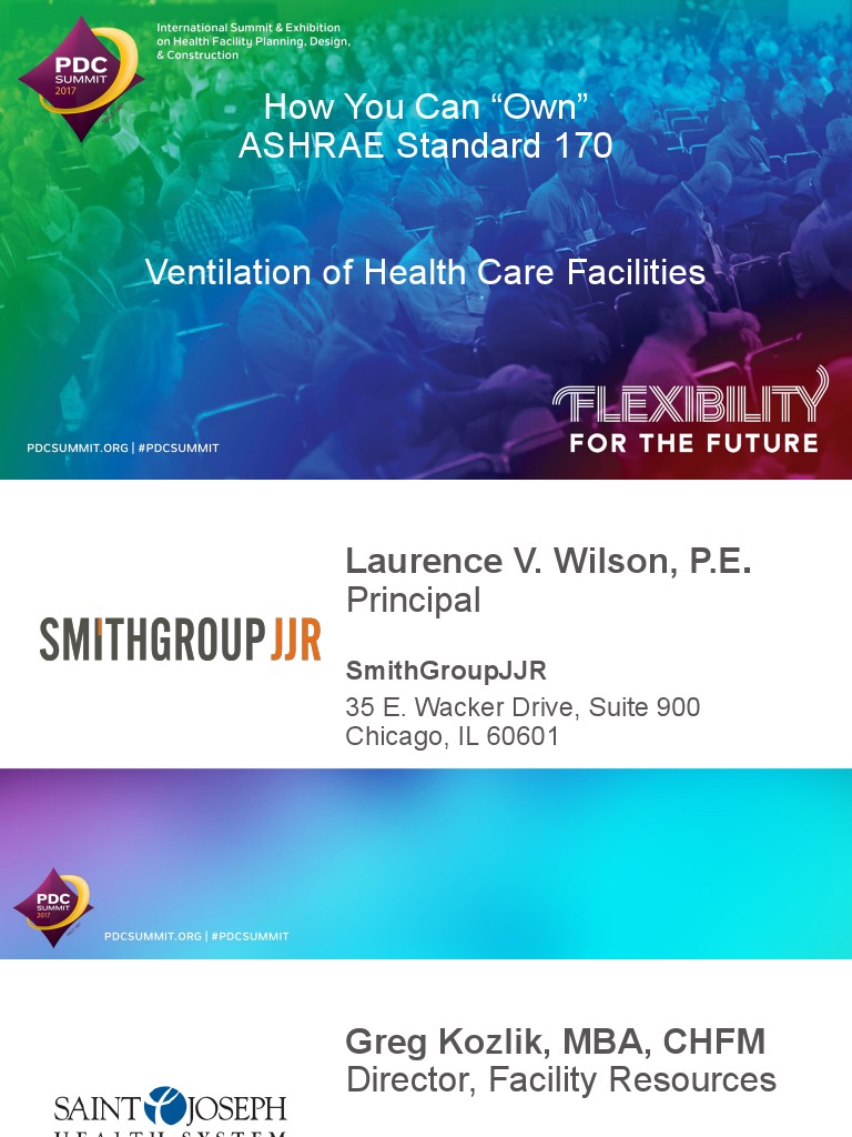 How You Can Own ASHRAE Standard 170 | PDF | Duct (Flow) | Hvac