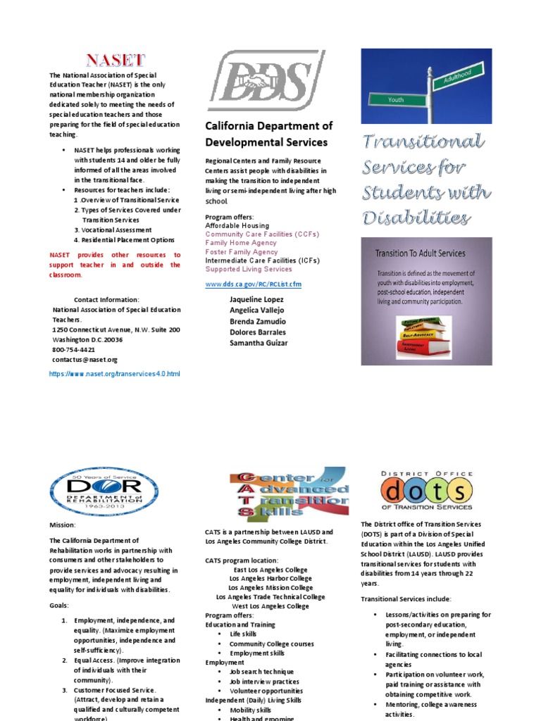 Pamphlet | PDF | Special Education | College