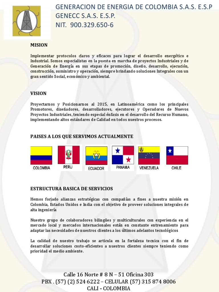 Brochure Genecc | PDF | Materiales | Ciencia y Tecnología