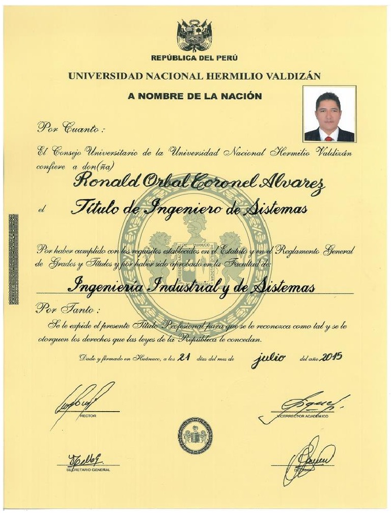 Titulo Profesional | PDF