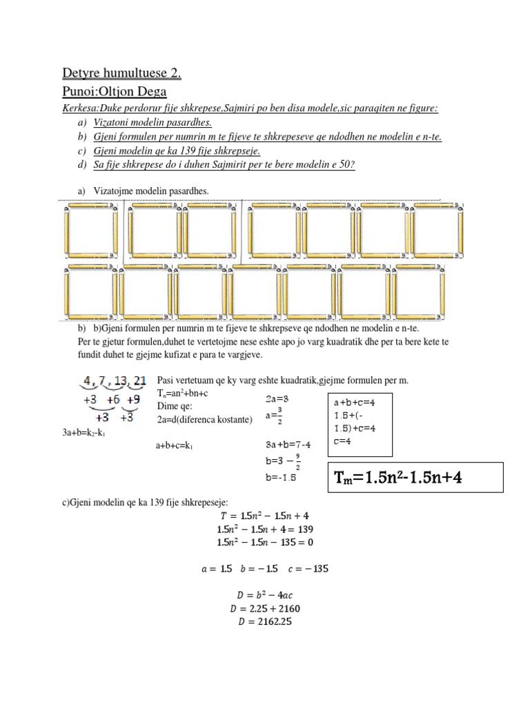 Detyre Humultuese 2 | PDF
