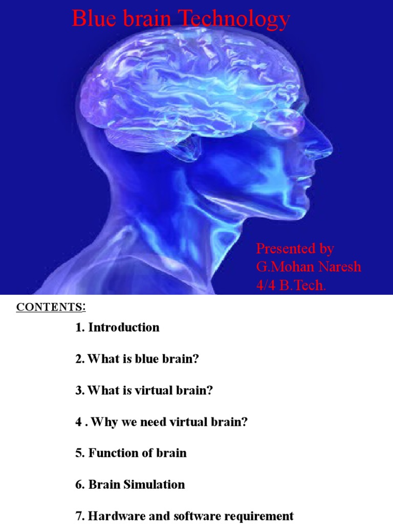 Understanding Blue Brain Technology | PDF | Input/Output | Nervous System