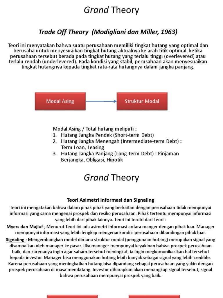 Grand Theory | PDF