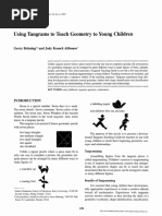 Tangram Animal Shapes and Puzzles | PDF | Organisms | Nature