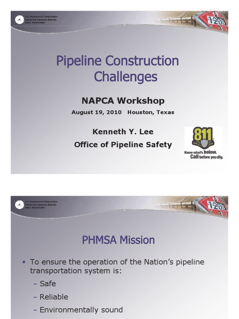 Pipeline Construction Pipeline Construction Challenges Challenges | PDF ...