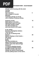 A Stylistic Analysis On The Poem An African Thunderstorm | PDF | Poetry