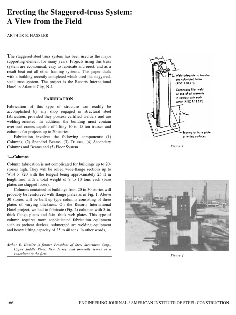 AISC Trusses 03 | PDF | Truss | Structural Steel