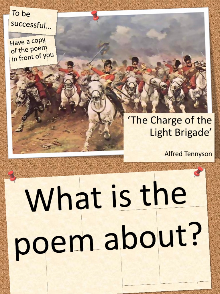 ‘The Charge of the Light Brigade’: Alfred Tennyson | Poetry | Military