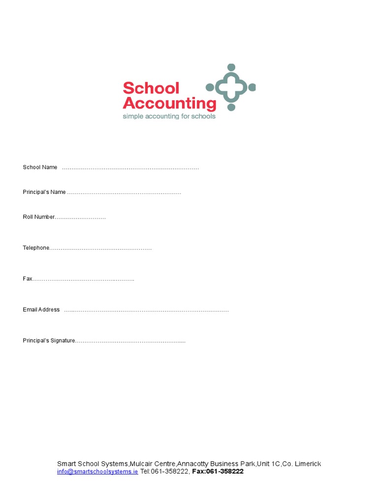 School Contact Information Template | PDF