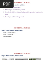 Picture Description Techniques Guide | PDF | Language Arts & Discipline