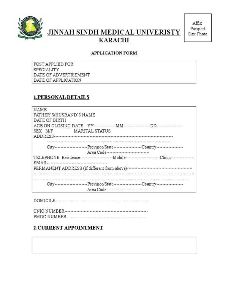 Job Application Form | PDF | Academic Certificate | Academic Degree
