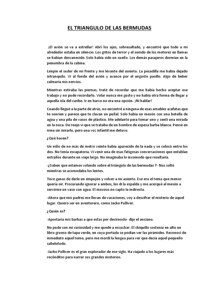 El Triangulo de Las Bermudas | PDF | Barcos | Piratería
