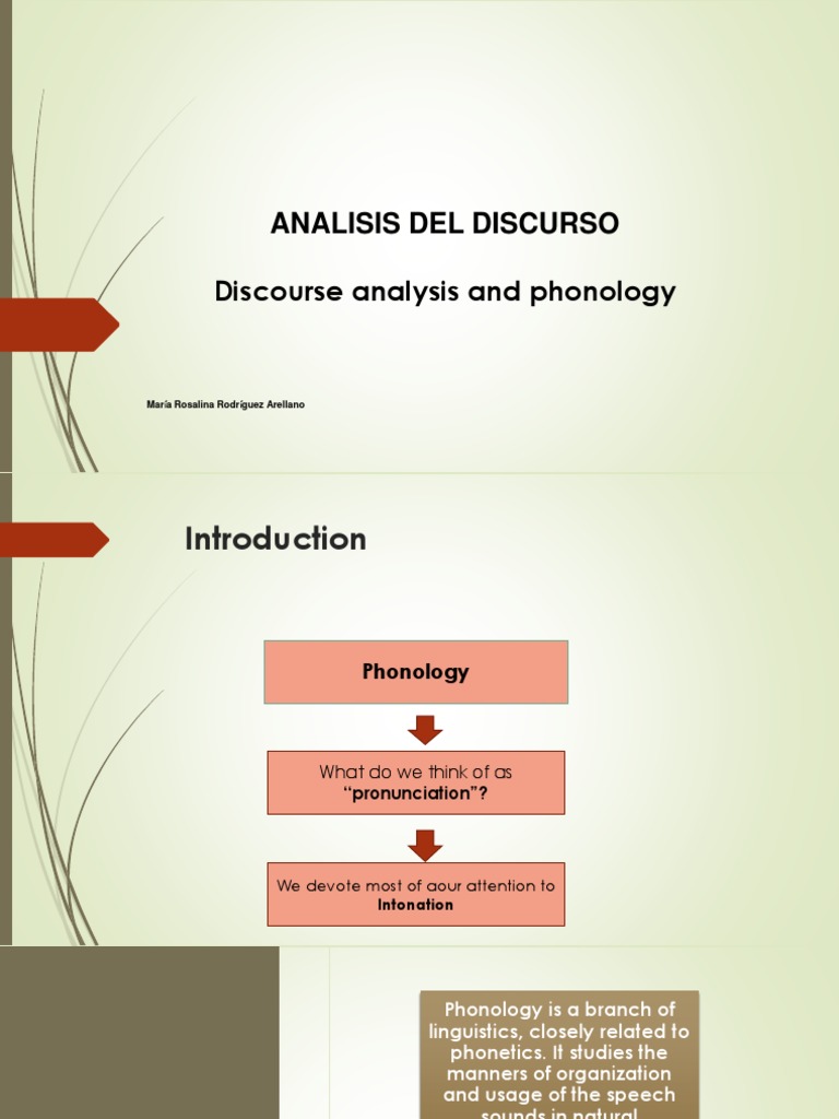 Discourse Analysis and Phonology. | PDF | Stress (Linguistics) | Phonology
