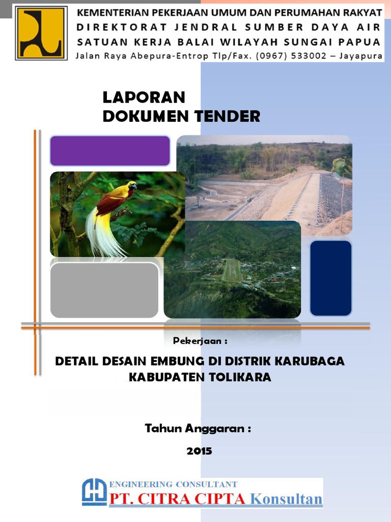 Cover Dokumen Tender | PDF