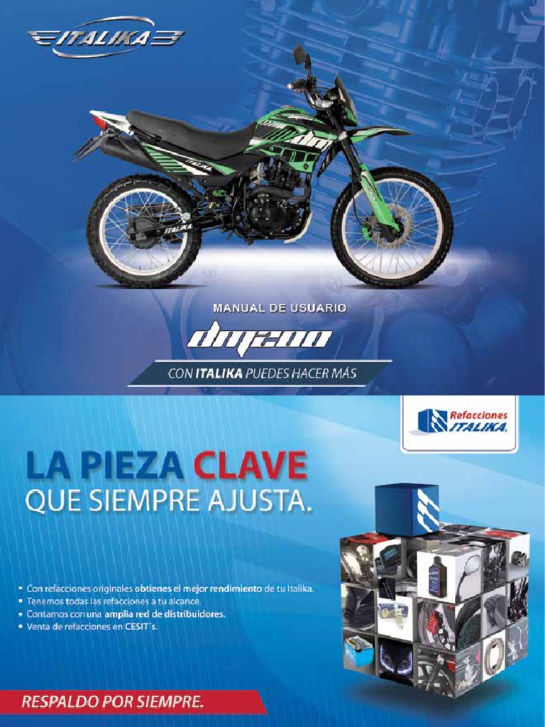 Motocicleta DM200 ficha técnica | Carburador | Gasolina | Prueba ...