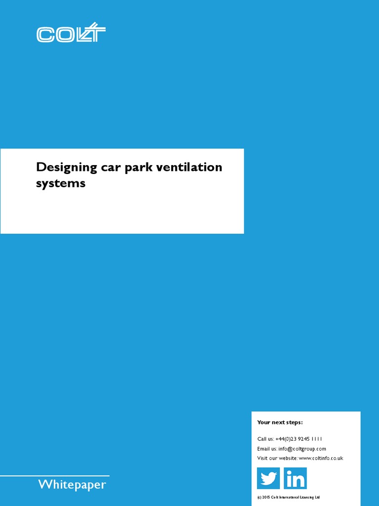 Car Park Ventilation Design Guide | PDF | Ventilation (Architecture ...