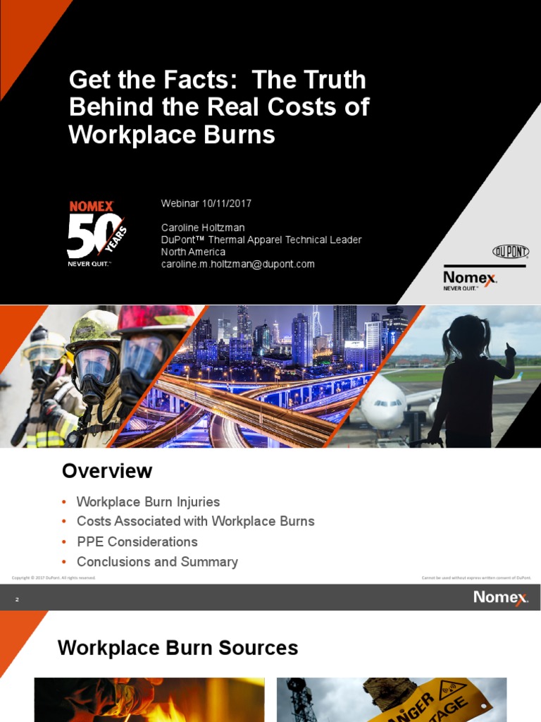 Get The Facts: The Truth Behind The Real Costs of Workplace Burns | PDF ...