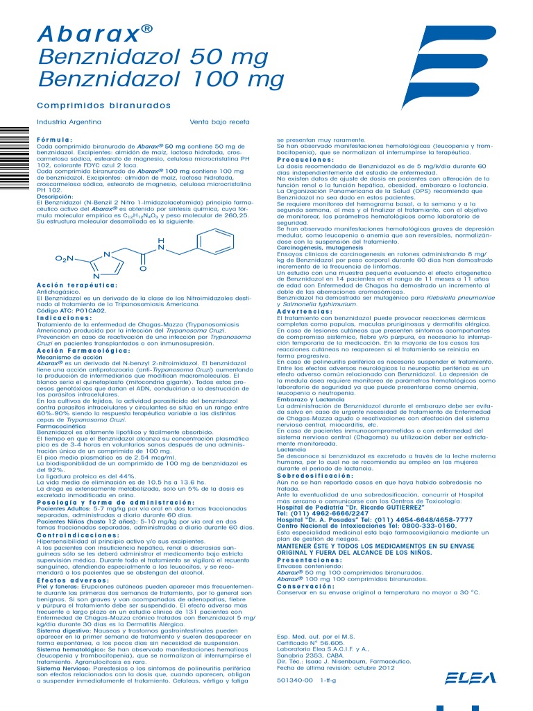 Abarax 501340 00 | PDF | Especialidades médicas | Remédio