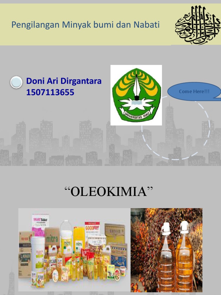 Industri-Oleokimia Dasar (2018) | PDF