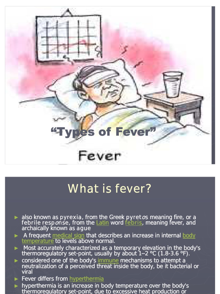 Types of Fever | PDF | Fever | Thermoregulation
