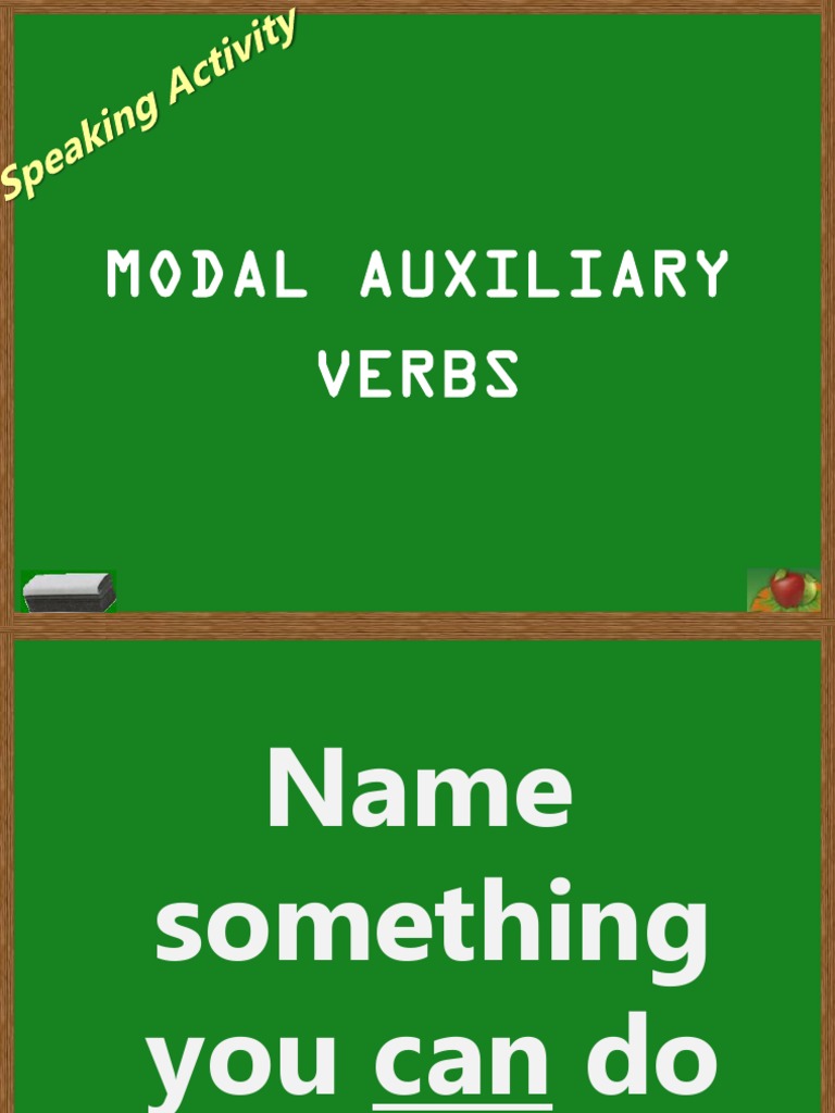 Speaking Activity Modal Verbs | PDF