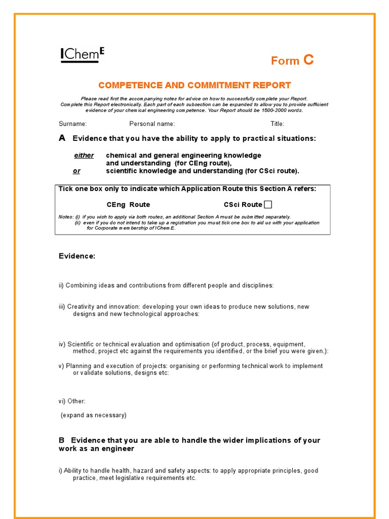 IChemE C&C Report | PDF | Design | Science And Technology
