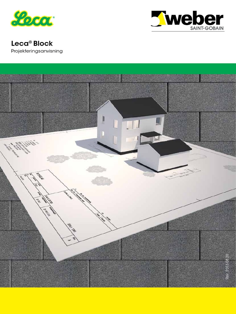 Leca Block Projektering | PDF | Foundation (Engineering) | Building