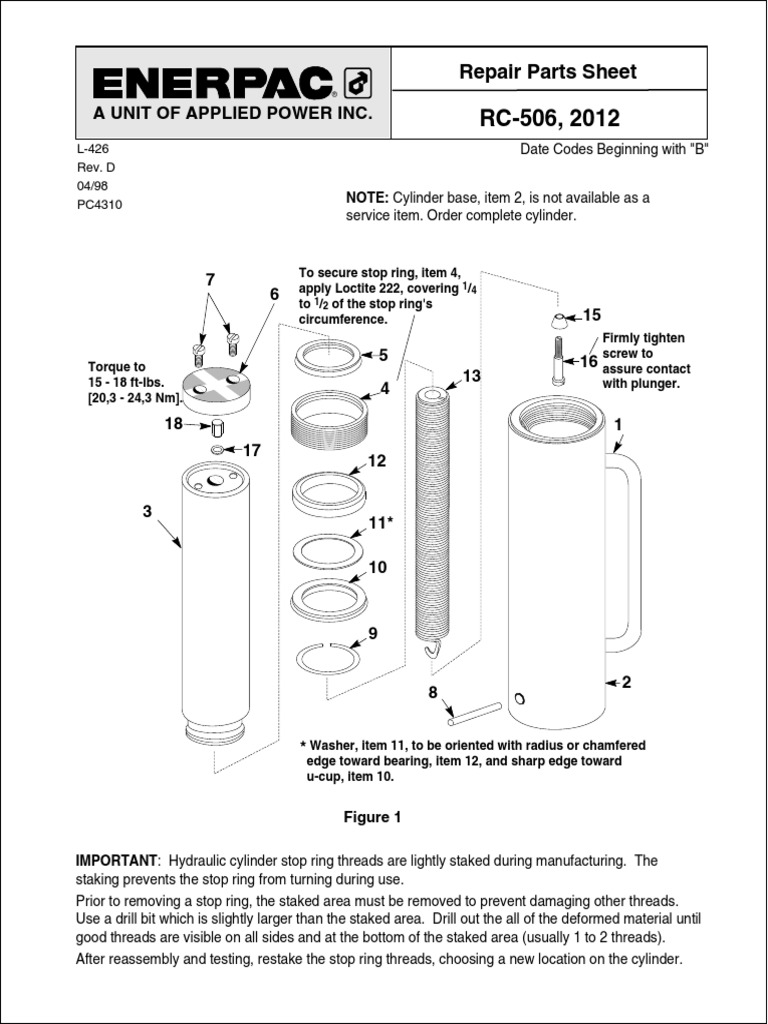 Despiece RC-506 PDF | PDF | Manufactured Goods | Machines