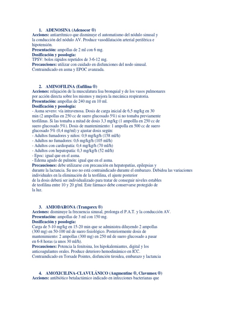 25 Medicamentos Nombre Generico y Comercial | PDF | Asma | Benzodiazepinas