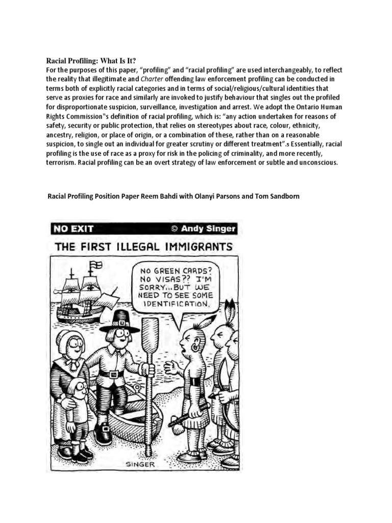Racial Profiling: What Is It? | PDF | Racial Profiling | Race (Human ...