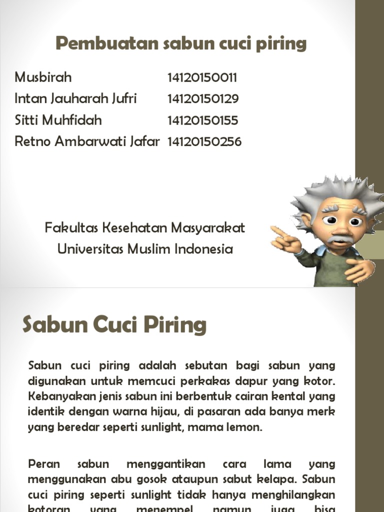 Pembuatan Sabun Cuci Piring | PDF