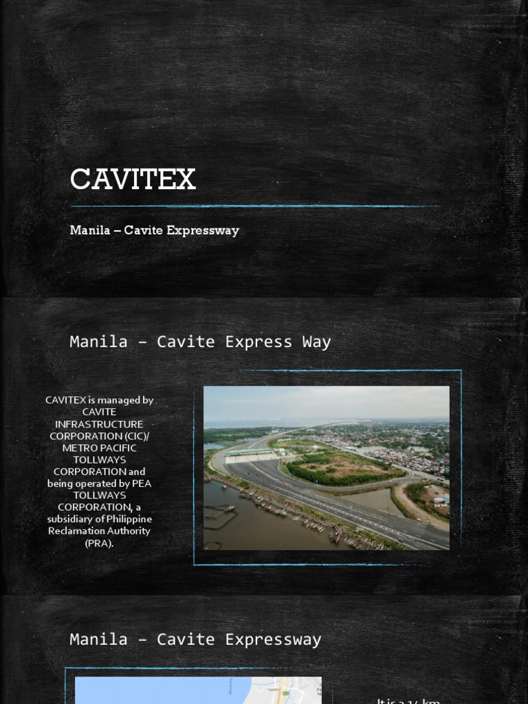 CAVITEX and CALAX Expressways Overview | PDF