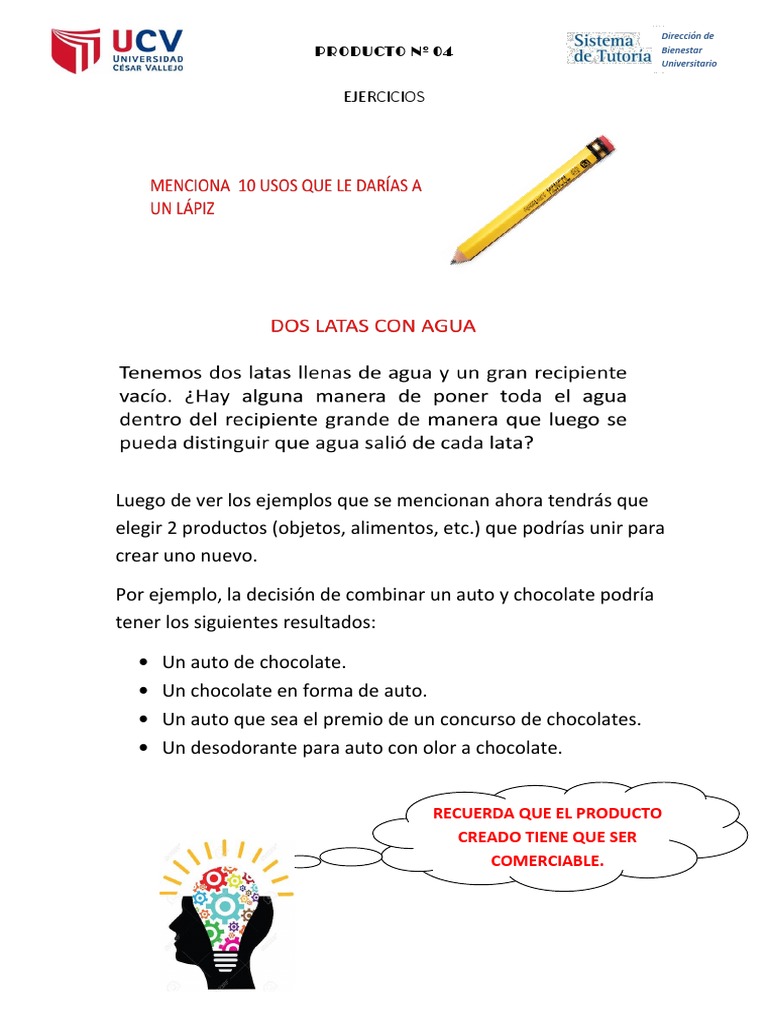 Tutoria VIII UCV Producto 04 | PDF