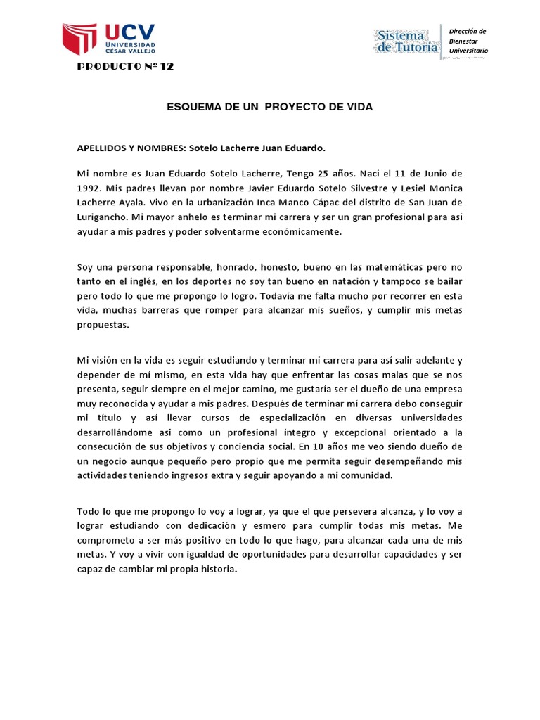 Tutoria VIII UCV Producto 13 | PDF