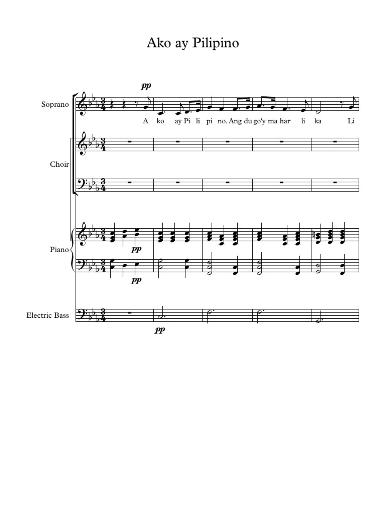 Ako Ay Pilipino | PDF