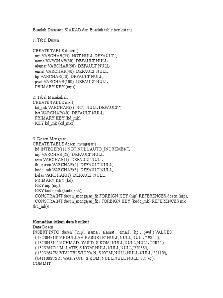 Latihan Join | PDF | Data Management Software | Scientific Modeling