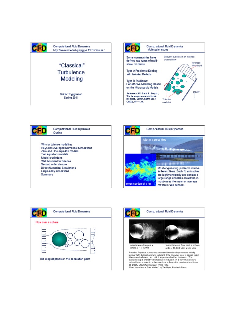 Classical Turbulence Modeling | PDF | Reynolds Number | Fluid Dynamics