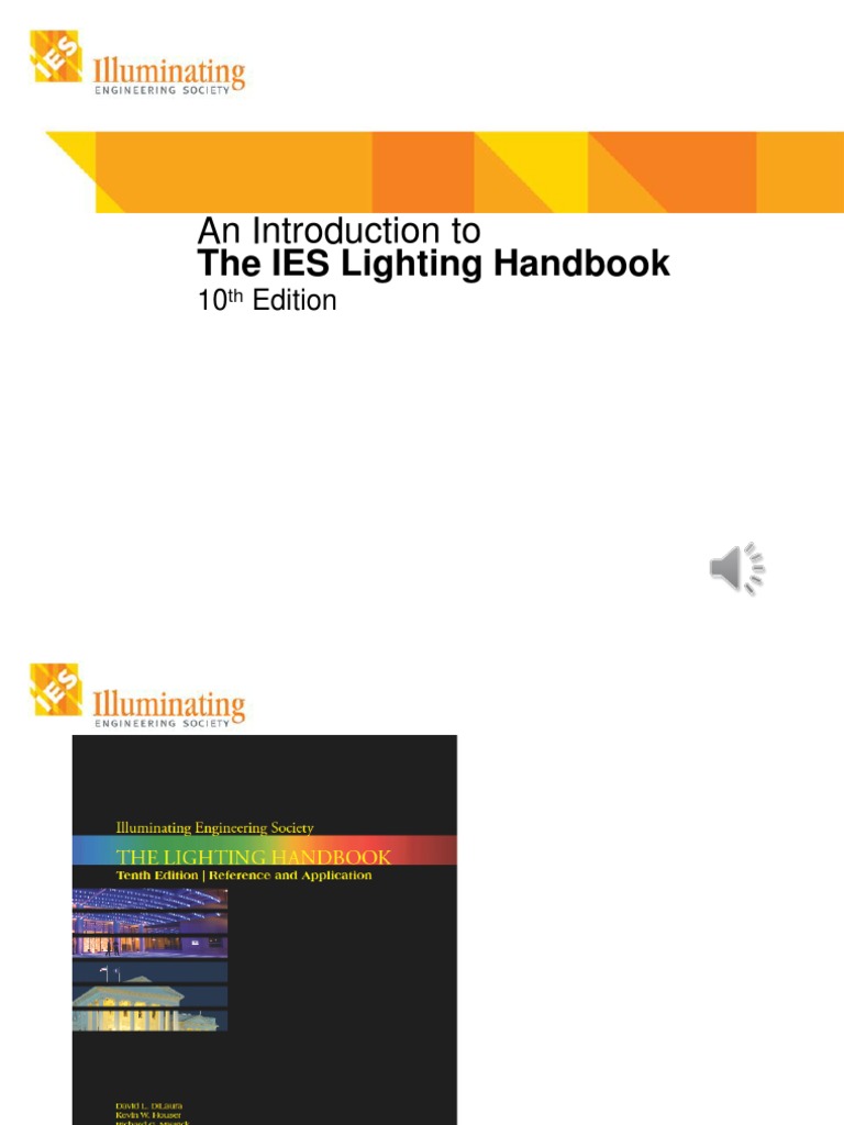 An Introduction To The IES Lighting Handbook | PDF
