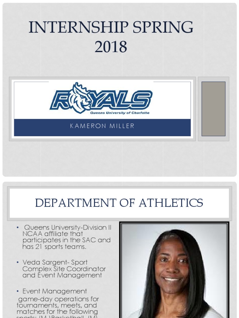 Internship Spring 2018: Kameron Miller | PDF