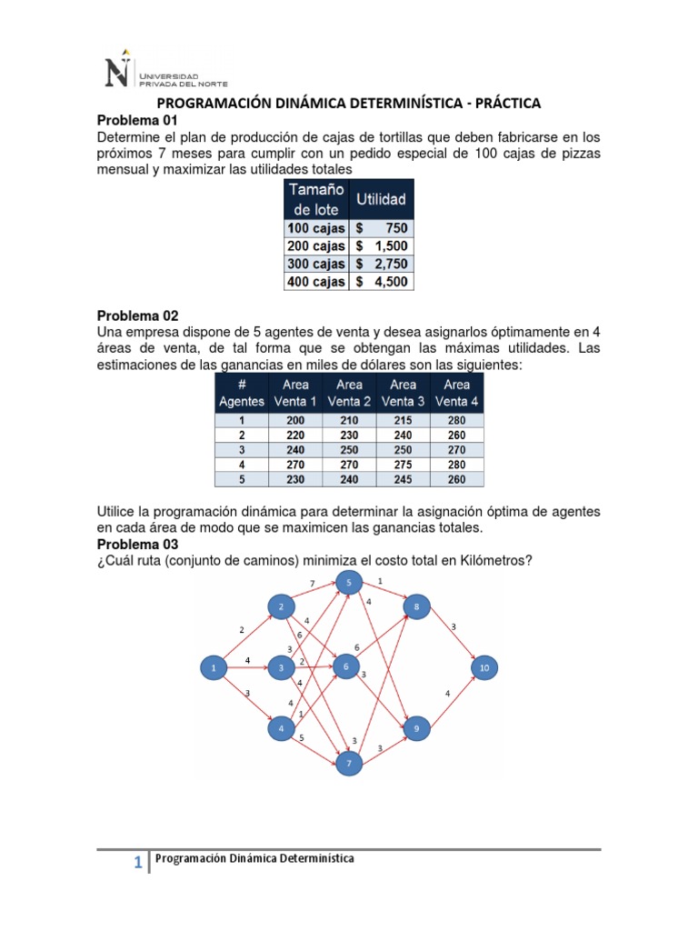 Clase 05 Ejercicios Propuestos INVOPE | PDF
