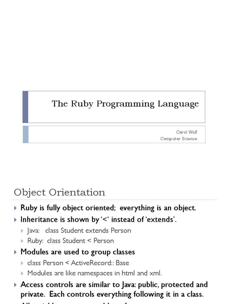 The Ruby Programming Language Pdf Ruby Programming Language Variable Computer Science