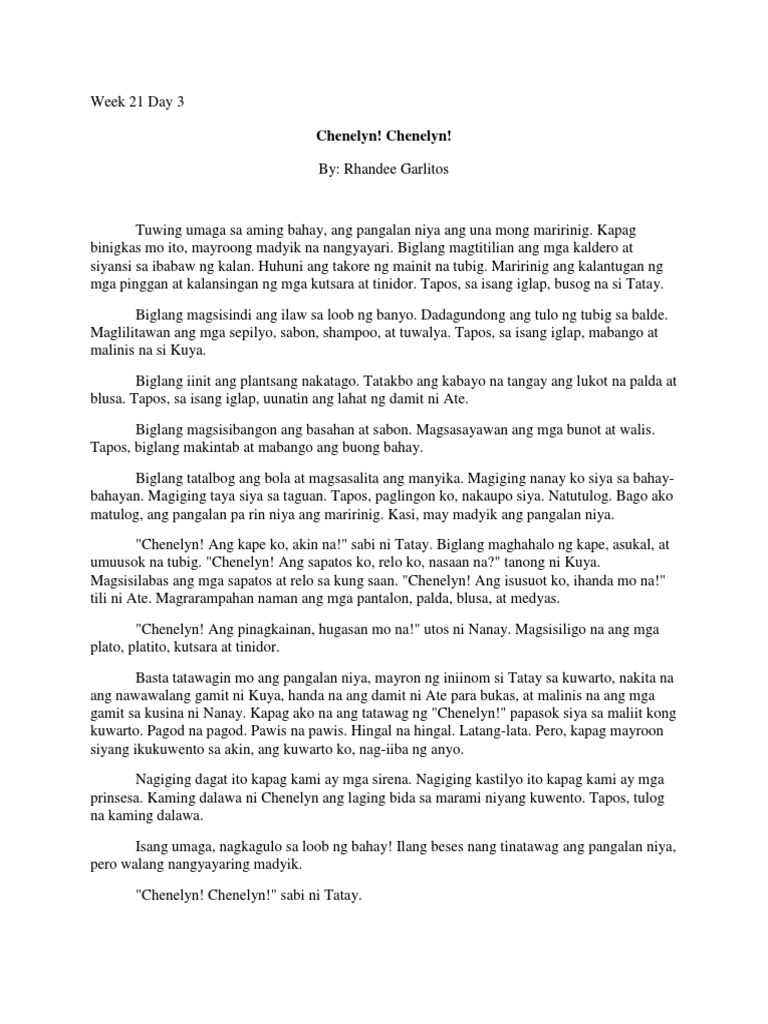 Chenelyn | PDF