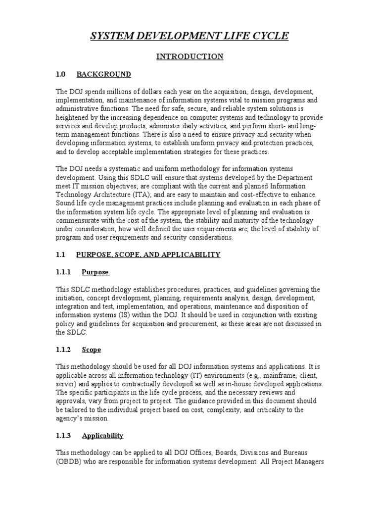SDLC Final For Report | PDF | Software Development | Project Management